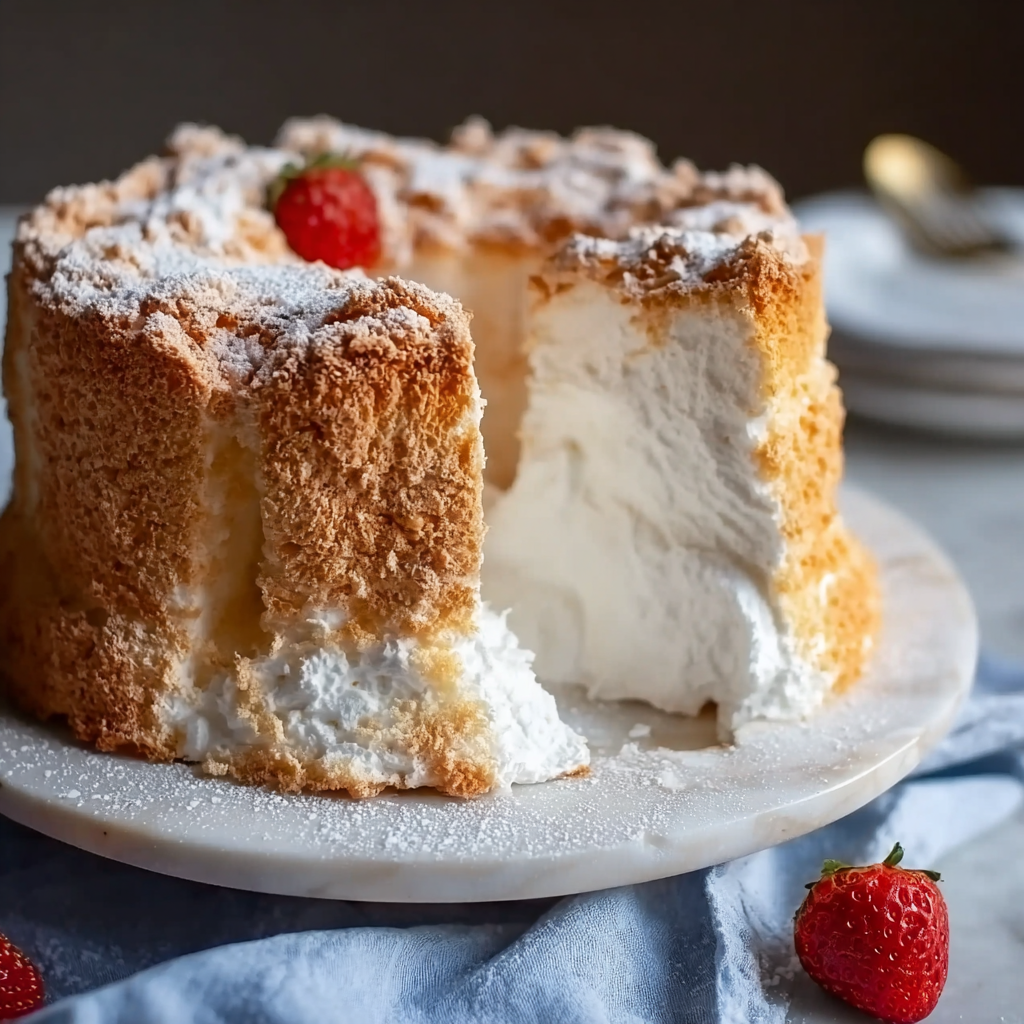 Angel Food Cake - Snack On Meat