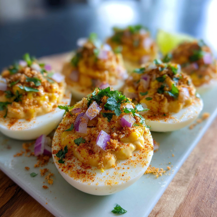 Elote Deviled Eggs with Chipotle Mayo: A Flavor-Packed Fiesta Appetizer ...