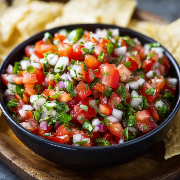 Fresh Homemade Pico de Gallo (Salsa Fresca) - Snack On Meat