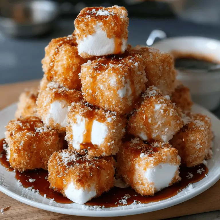 Crispy Deep Fried Marshmallows - Snack On Meat