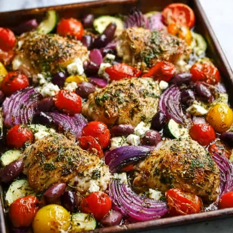 Greek Sheet Pan Chicken (Easy One-Pan Meal!) - Snack On Meat