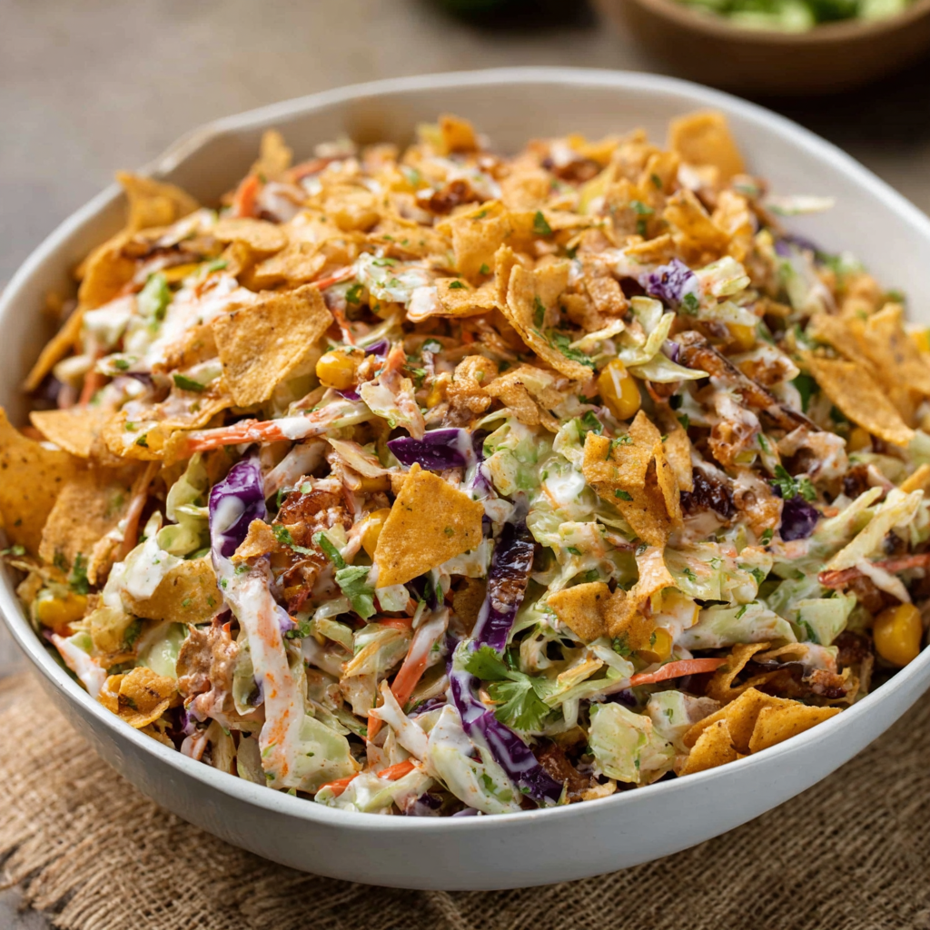 Frito Cowboy Cabbage Salad - Snack On Meat