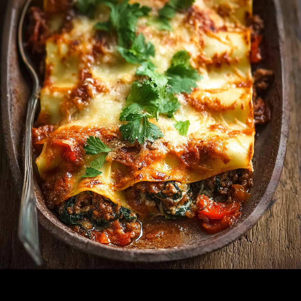 Spinach Beef Cannelloni (Ultra Comforting & Freezer-Friendly) - Snack ...