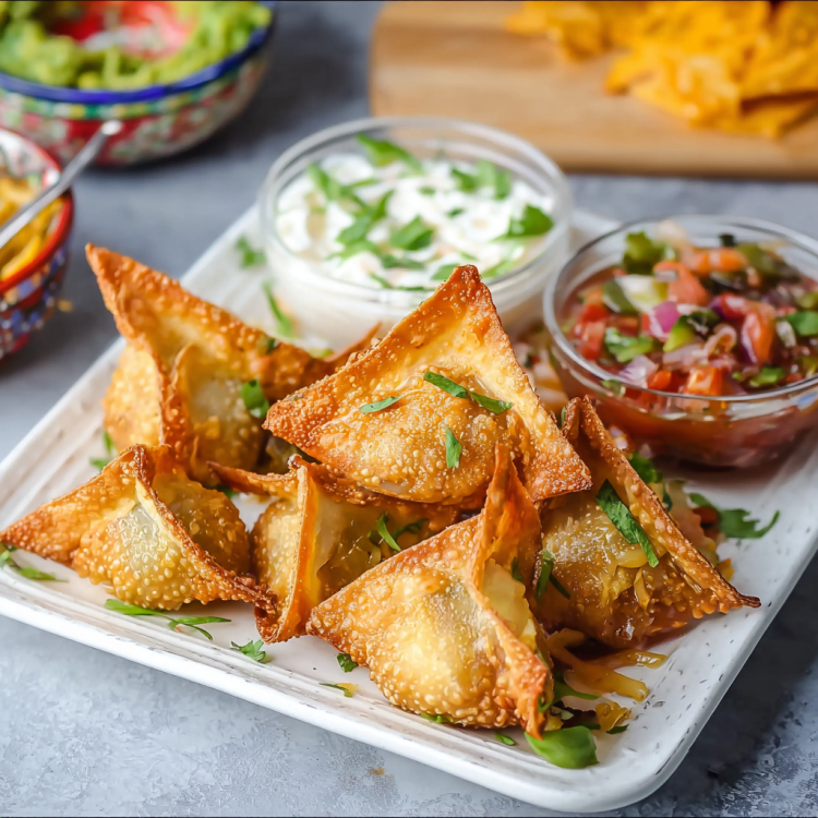 Mexican Wontons (Crispy, Creamy & Irresistible) - Snack On Meat