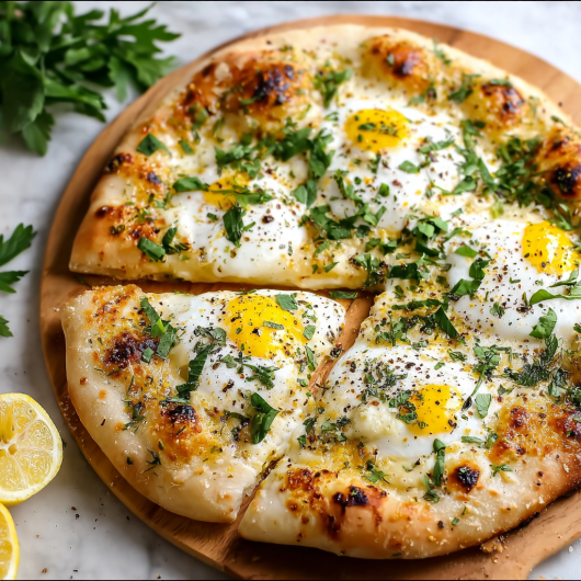 Zesty Lemon Pizza with Fresh Mozzarella & Herbs - Snack On Meat