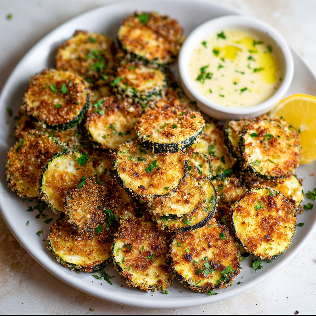 Crispy Baked Zucchini Chips (Easy & Healthy Snack) - Snack On Meat
