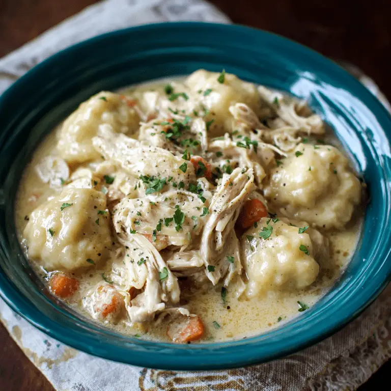Crock Pot Chicken and Dumplings (Easy & Comforting) - Snack On Meat
