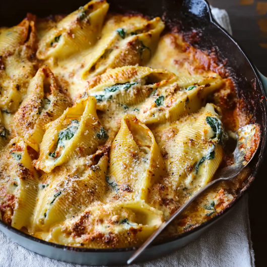 Tuscan Stuffed Shells - Snack On Meat