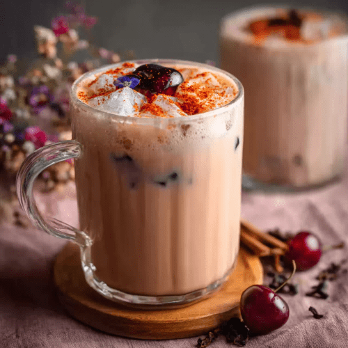 Cherry Earl Grey Milk Tea — A Cozy Sip of Comfort and Sweetness - Snack ...