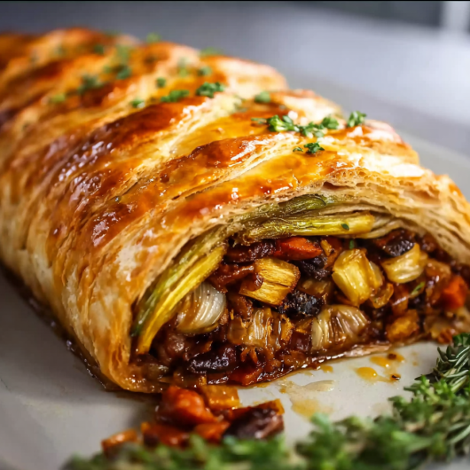 Vegetable Wellington: An Elegant Vegetarian Main Dish - Snack On Meat