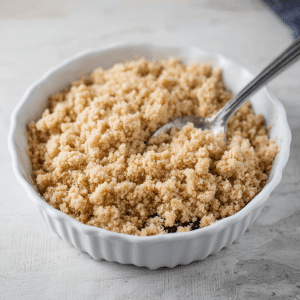 Easy 3-Ingredient Crumble Topping - Snack On Meat