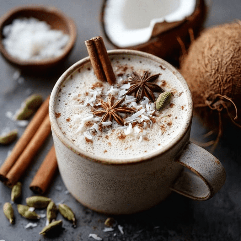 Creamy Coconut Chai - Snack On Meat