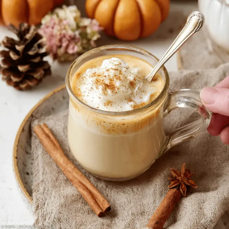 Pumpkin Spice Milk (Coffee-Free Fall Favorite) - Snack On Meat