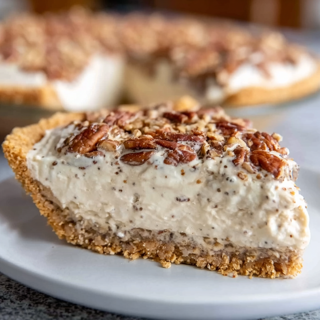 Pecan Cream Pie (Easy, No-Bake Style Dessert) - Snack On Meat