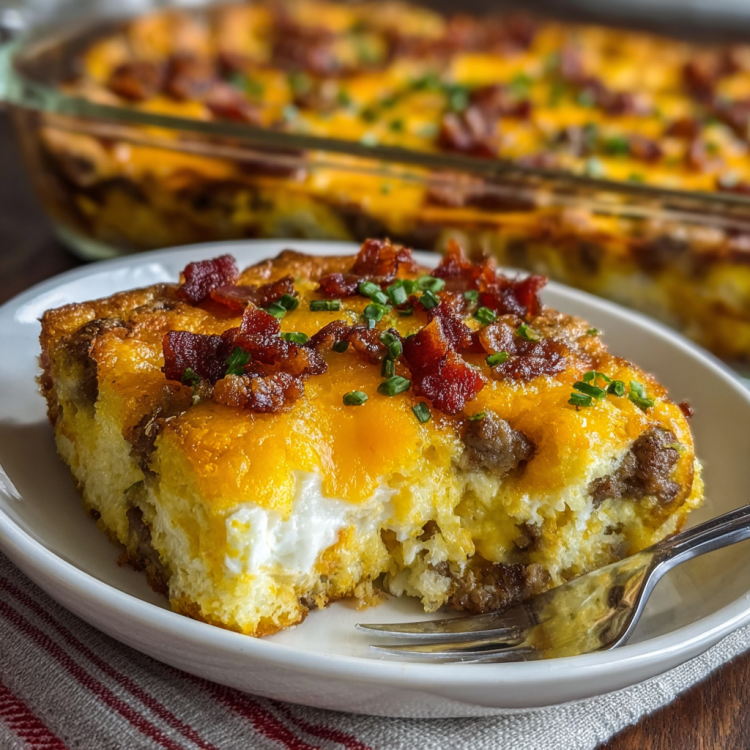Crack Breakfast Casserole (Easy, Cheesy & Crowd-Pleasing) - Snack On Meat