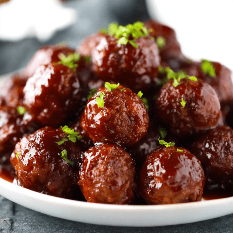 Grape Jelly BBQ Meatballs (Easy Crockpot Recipe) - Snack On Meat