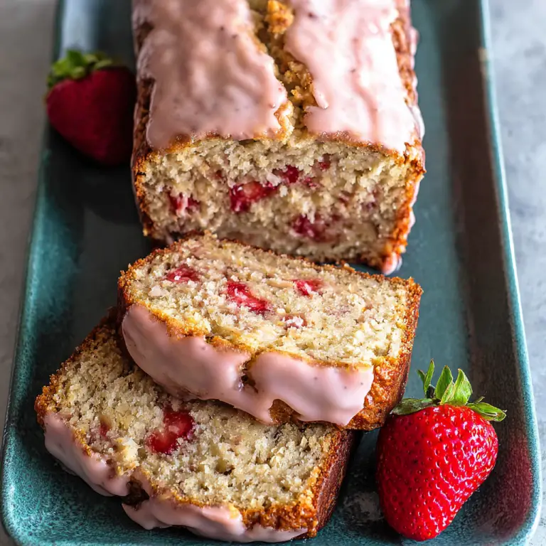Strawberry Banana Bread: Sweet, Moist, and Easy One-Bowl Bread - Snack ...