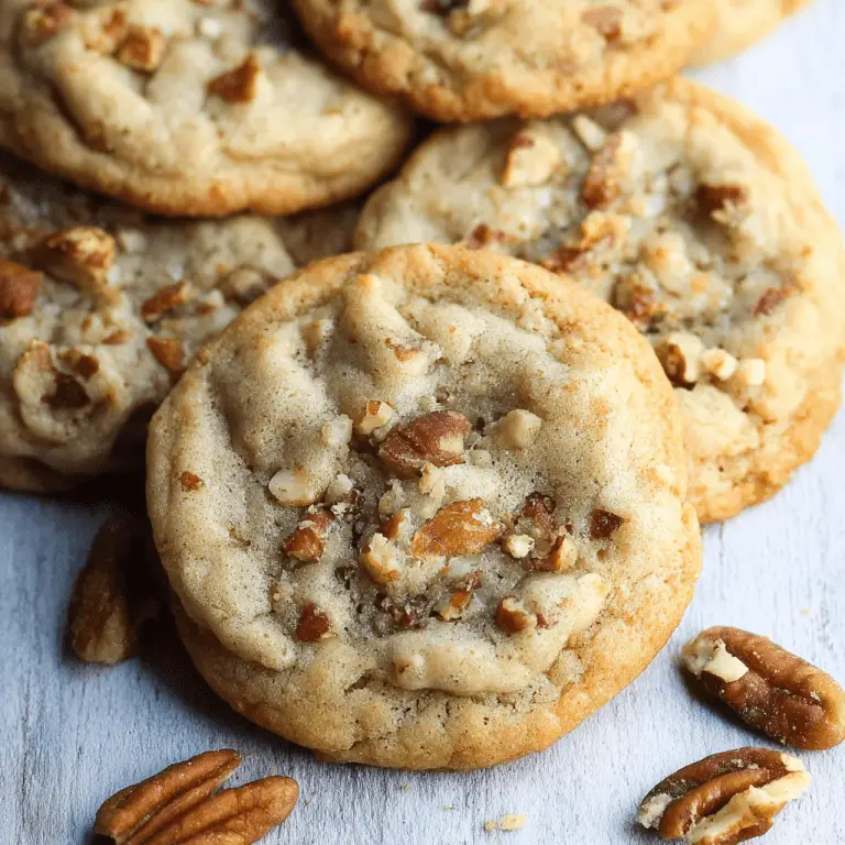 Soft & Chewy Butter Pecan Cookies (Easy Homemade Recipe) - Snack On Meat