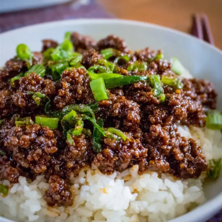 Sweet and Spicy Korean Ground Beef – Quick, Kid-Friendly, and ...