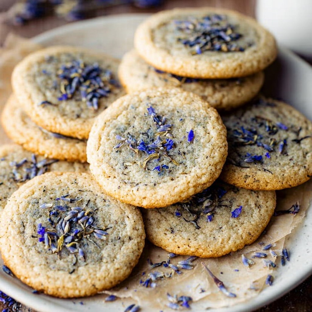 Lavender Earl Grey Cookies (Chewy, Buttery & Floral) - Snack On Meat