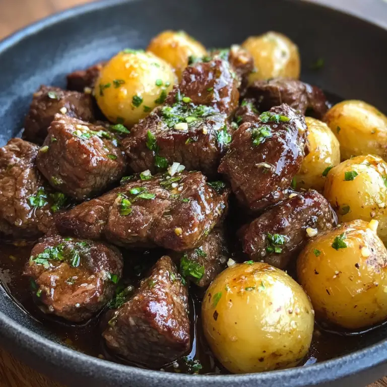 Garlic Butter Beef Bites with Potatoes – Tender, Flavorful & Easy ...