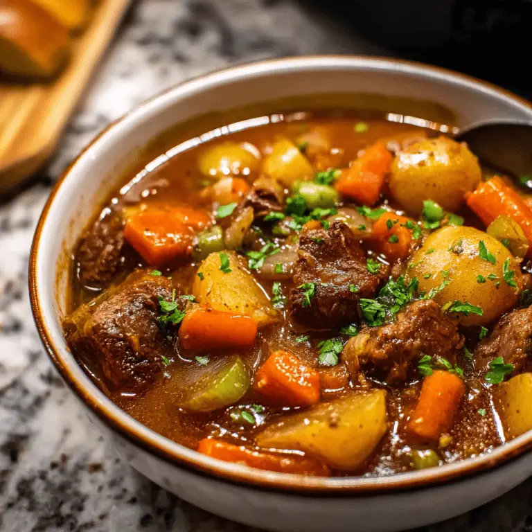 Old-Fashioned Beef Stew - Snack On Meat