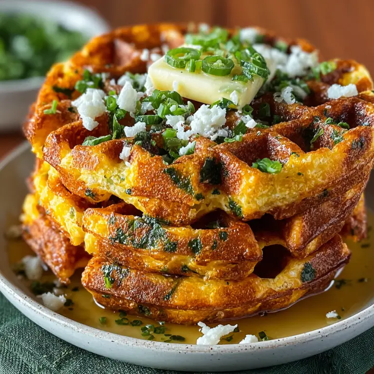 Cheddar Jalapeño Cornbread Waffles: A Bold Twist on a Classic - Snack ...