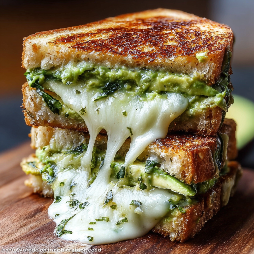 Creamy Avocado Grilled Cheese - Snack On Meat