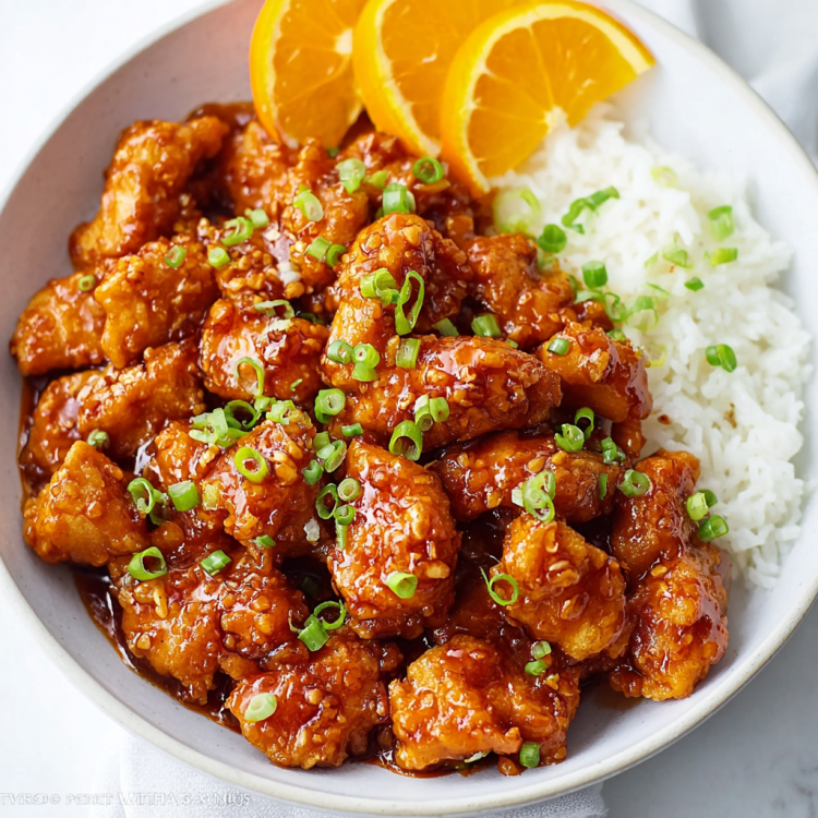 Easy 4-Ingredient Orange Chicken (Better Than Takeout!) - Snack On Meat