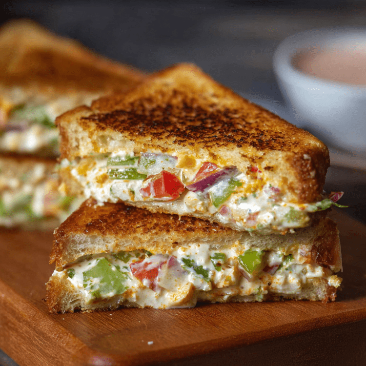 Hung Curd Sandwich (Creamy No‑Mayo Veg Sandwich) - Snack On Meat