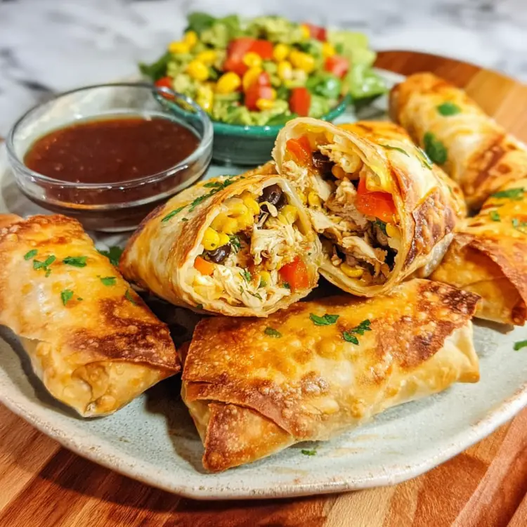 Southwest Chicken Egg Rolls (Copycat Recipe) - Snack On Meat