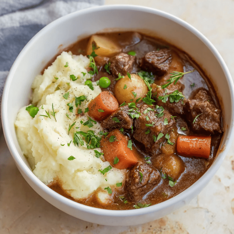 Irish Stew with Mashed Potatoes (Classic Comfort Food) - Snack On Meat