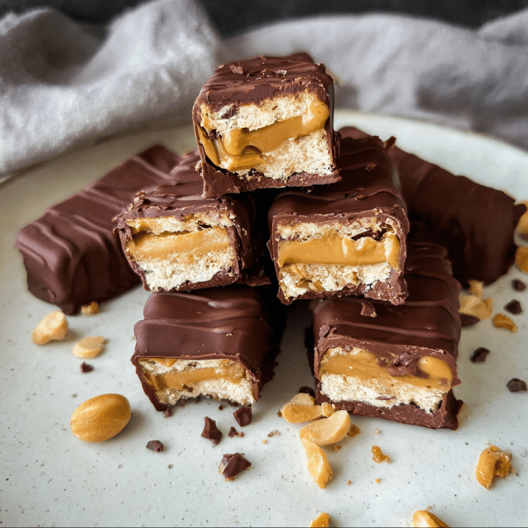 Homemade Vegan Snickers Bars (4 Ingredients!) - Snack On Meat