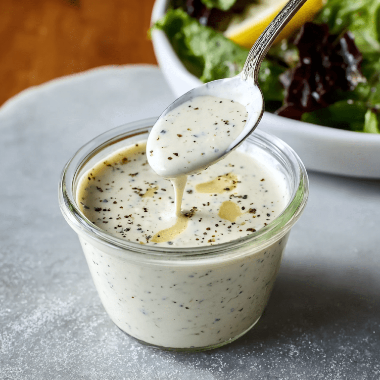 Creamy Parmesan Peppercorn Dressing (Better Than Store-Bought) - Snack ...