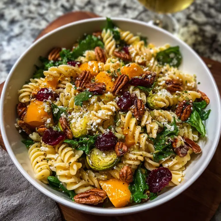Fall Harvest Pasta Salad (A Cozy Autumn Favorite) - Snack On Meat