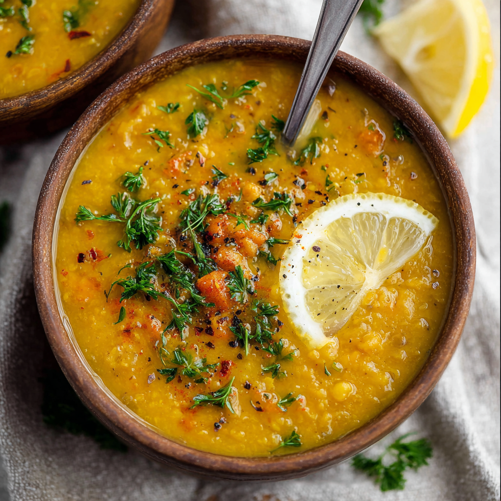 Easy Lemon Lentil Soup – Bright, Healthy, and Comforting - Snack On Meat