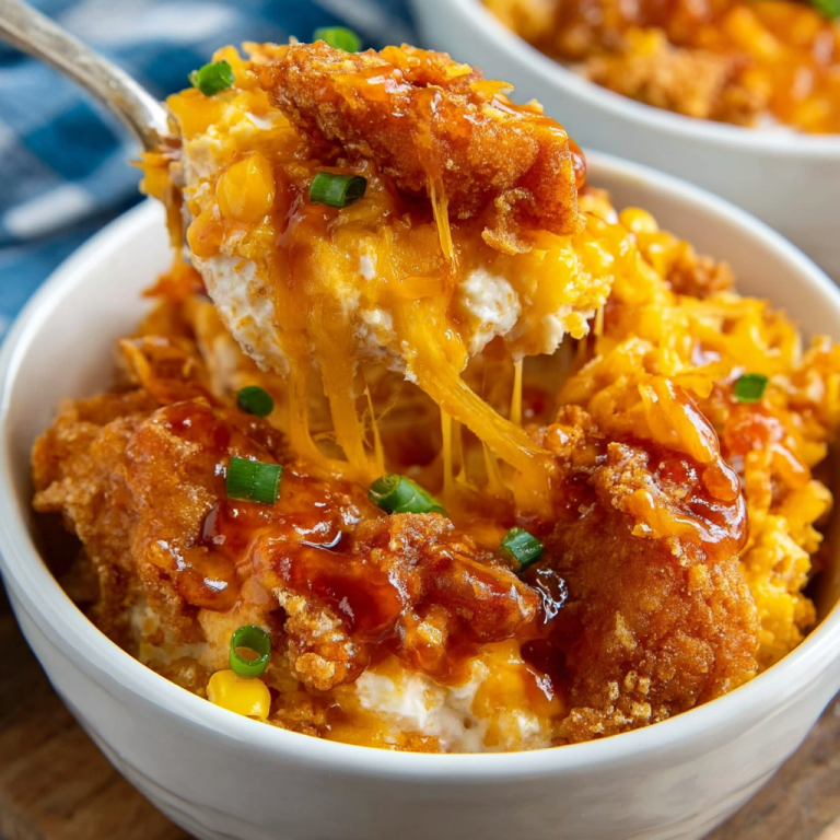 Homemade KFC Bowls Casserole - Snack On Meat
