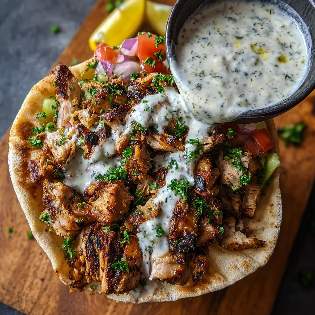 Chicken Shawarma with Garlic Sauce (Easy, Authentic & Flavor-Packed ...