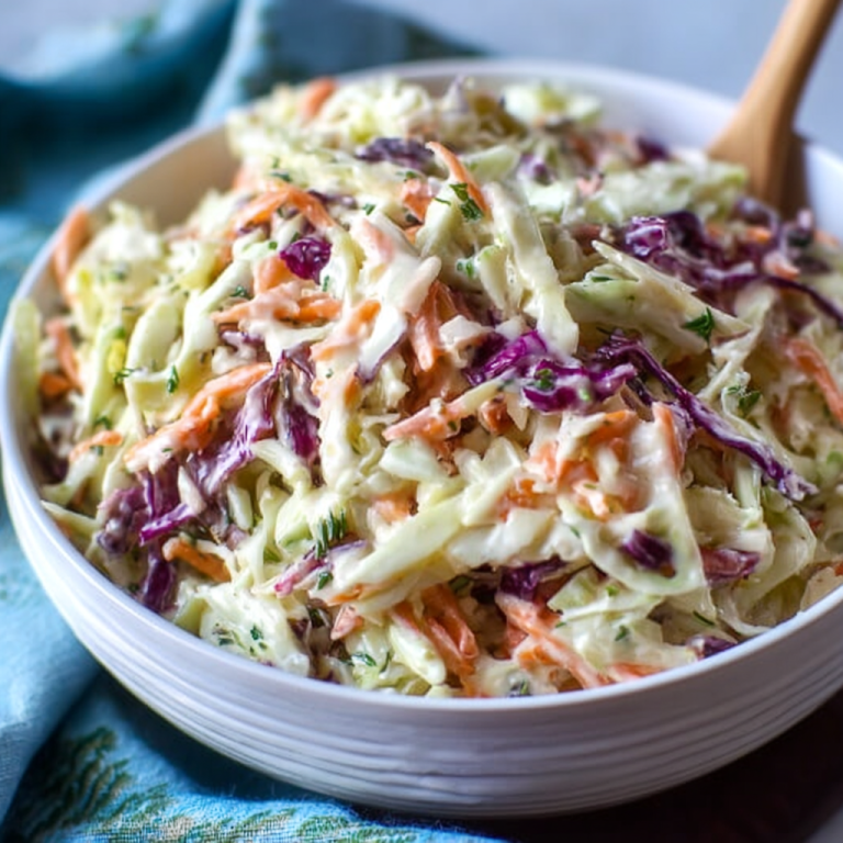 Creamy & Healthy Coleslaw (Light, Crisp, and Full of Flavor) - Snack On ...