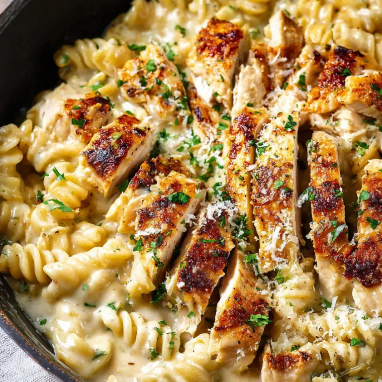 Garlic Parmesan Chicken Pasta (Creamy, Flavor-Packed Comfort Food ...