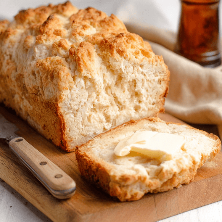 3-Ingredient Beer Bread - Snack On Meat