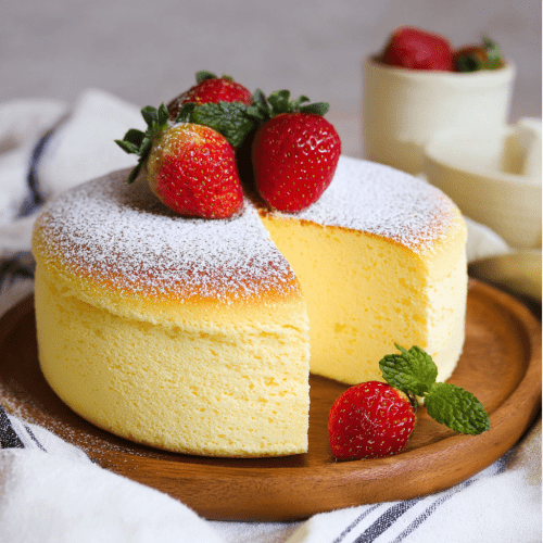 Jiggly Japanese Cheesecake (Cotton Cheesecake) - Snack On Meat