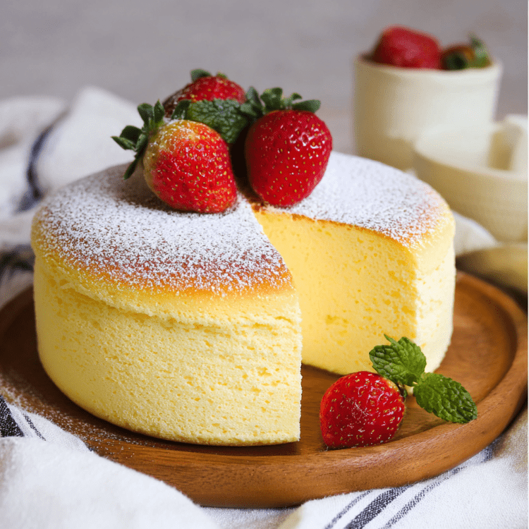 Jiggly Japanese Cheesecake (Cotton Cheesecake) - Snack On Meat