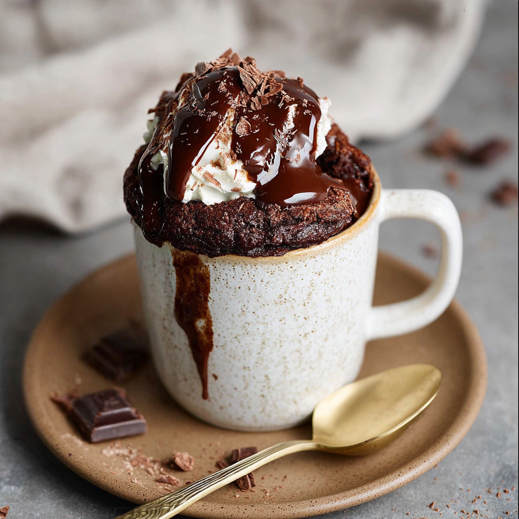 The Easiest Chocolate Mug Cake (Ready in 5 Minutes!) - Snack On Meat
