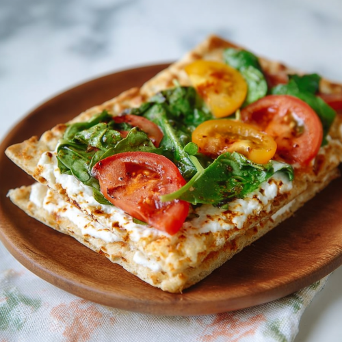 2-Ingredient Cottage Cheese Flatbread (High-Protein & Low-Carb) - Snack ...