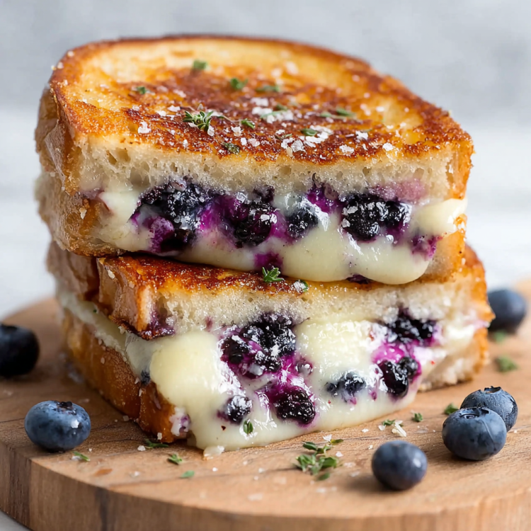Blueberry Grilled Cheese (Sweet, Savory & Totally Unexpected) - Snack ...