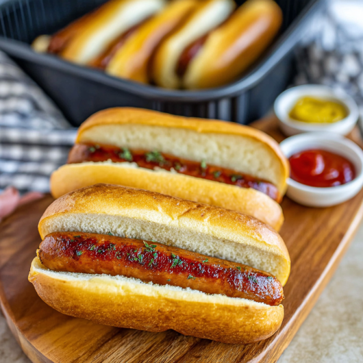 Air Fryer Hot Dogs (Crispy Outside, Juicy Inside!) - Snack On Meat