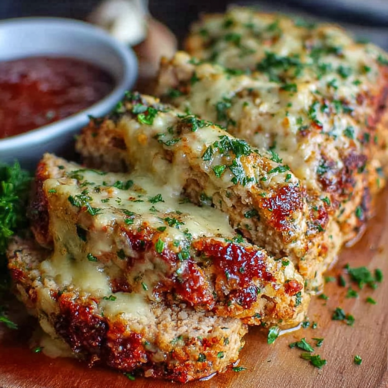Garlic Parmesan Chicken Meatloaf (Juicy, Flavor-Packed Comfort Food ...