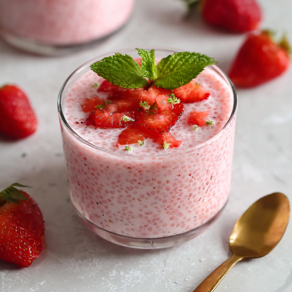 Strawberry Sago (Creamy, Refreshing & Ready in 30 Minutes) - Snack On Meat