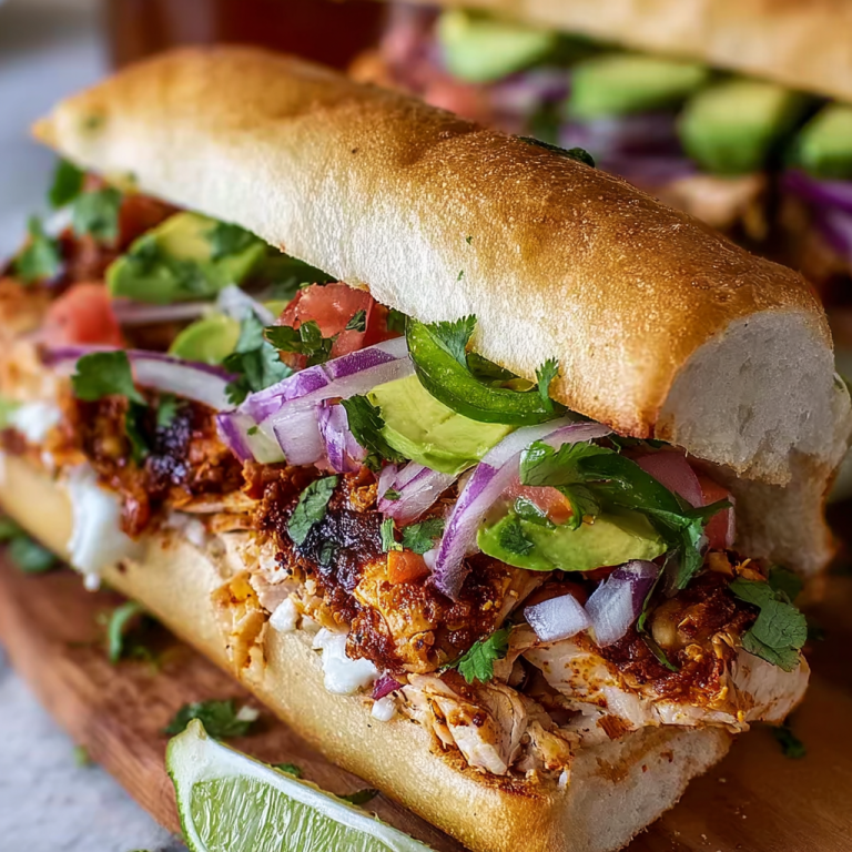 Flavor-Packed Chicken Torta Sandwich - Snack On Meat